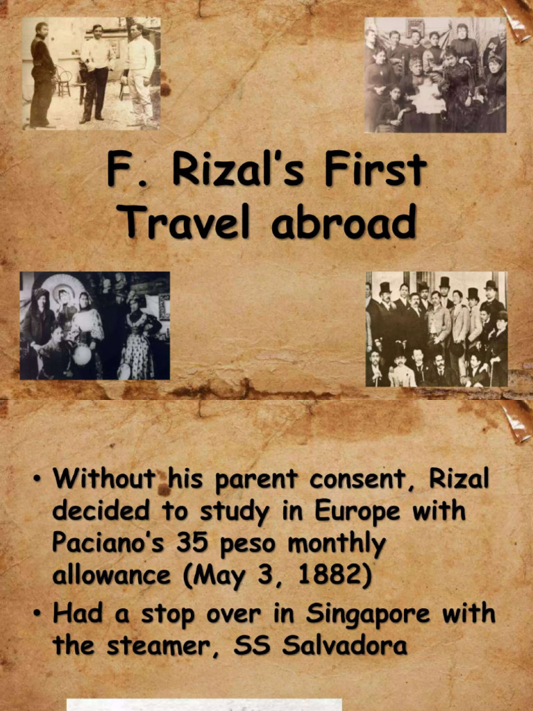 Rizals-Travel-Abroad | PDF