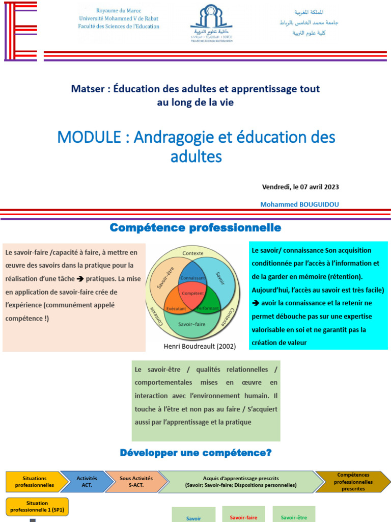 2023 04 07 Cours Inf de Formation | PDF