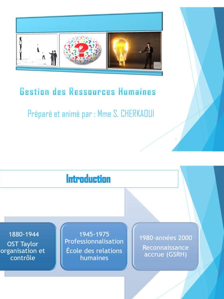 Support Cours GRH Master EDA | PDF