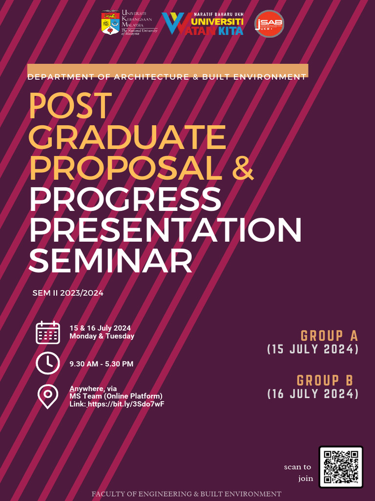 Poster & Jadual Pembentangan | PDF