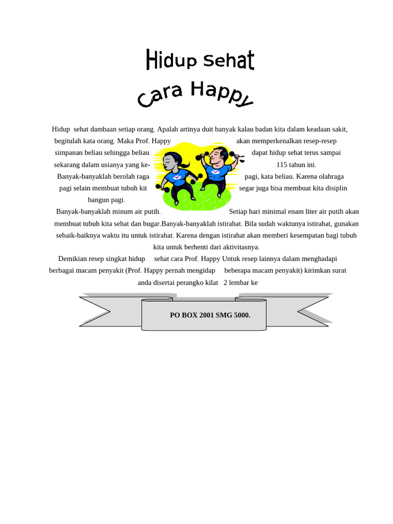 Hidup Sehat | PDF