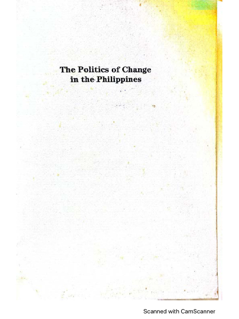 Politics of Change | PDF