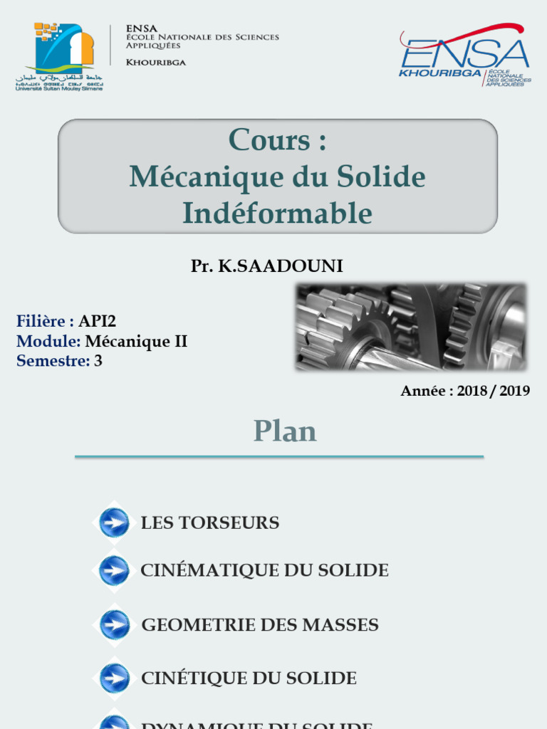 Mécanique API2.pdf Version 1 | PDF