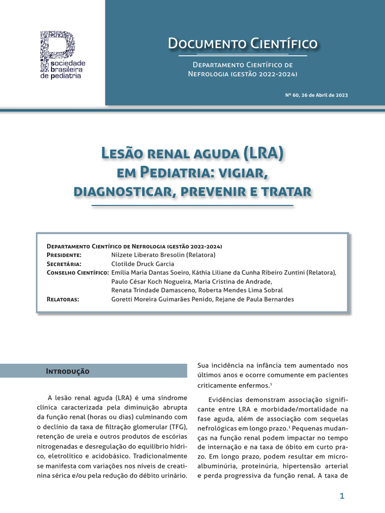 LRA Em Ped Vigiar Diagnosticar Prevenir Tratar | PDF