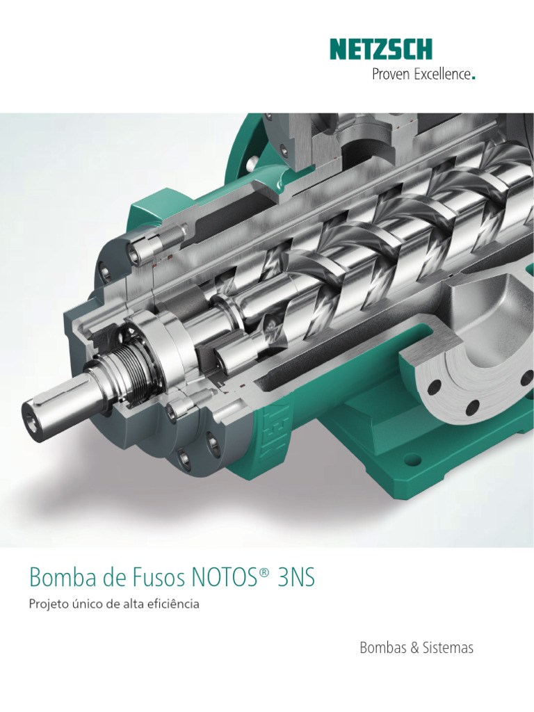 NETZSCH - Do - Brasil - Bomba de Fusos NOTOS® 3NS | PDF | Bomba | Motores