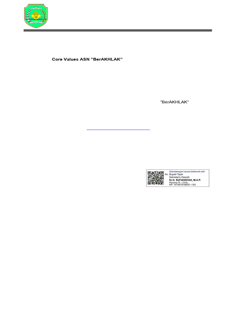 Survei Core Value ASN BerAKHLAK - Signed - Signed - Signed | PDF