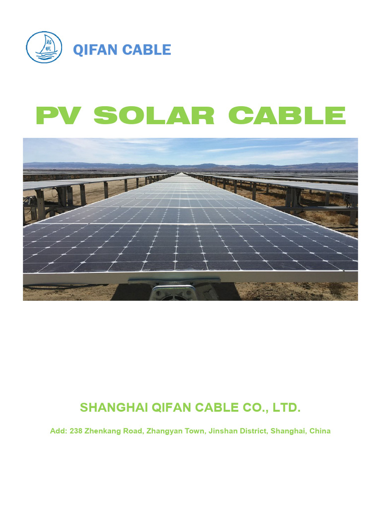 1.catalog of PV Cable | PDF