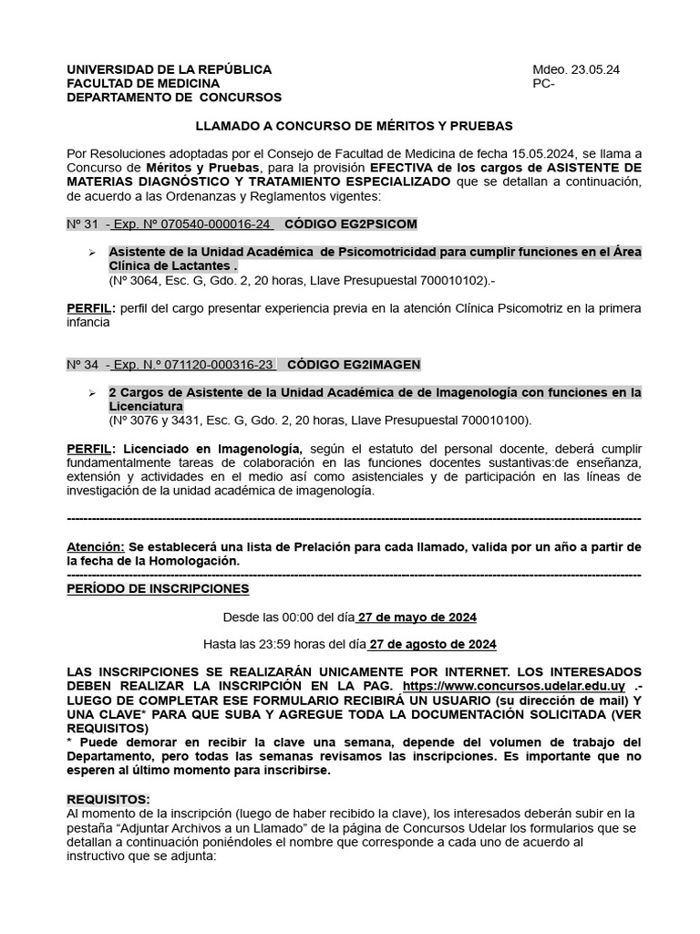 BASES Gdos 2 Diagnostico y TE 15.05.24 | PDF