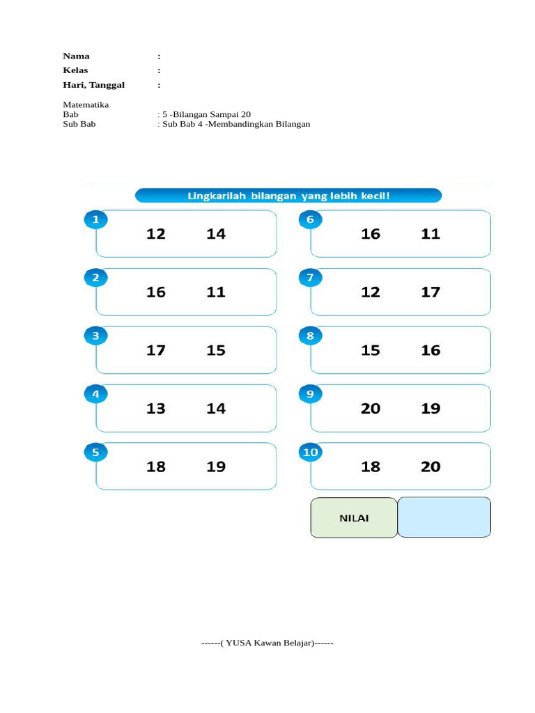 9. MATEMATIKA BAB 5 SUB 4 L2 | PDF