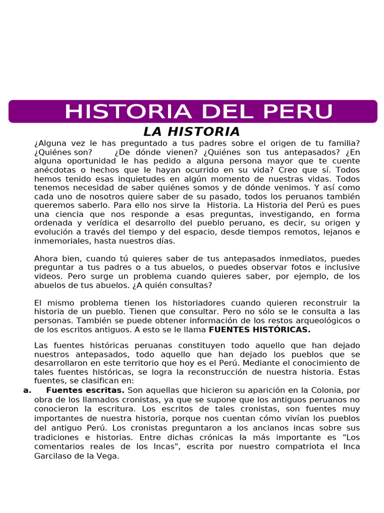 Historia-del-Peru | PDF