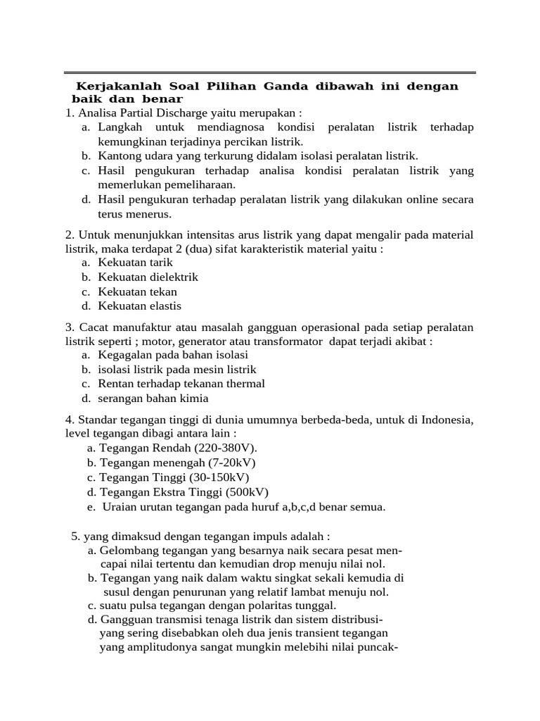 Latihan & Kisi Soal Uas'23 C1.T4 | PDF