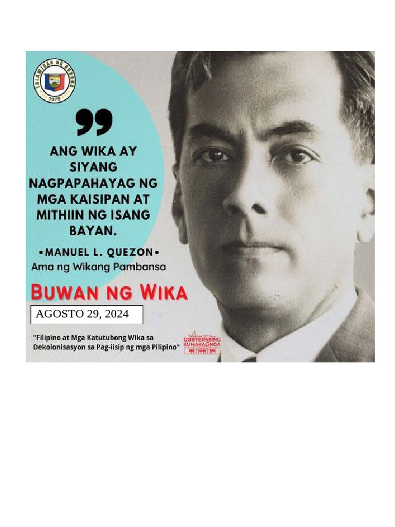 Buwan NG Wika 2024 | PDF
