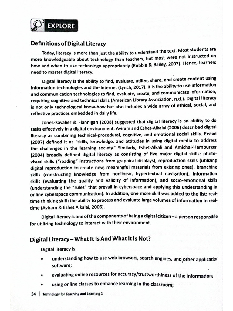 Digital Literacy | PDF