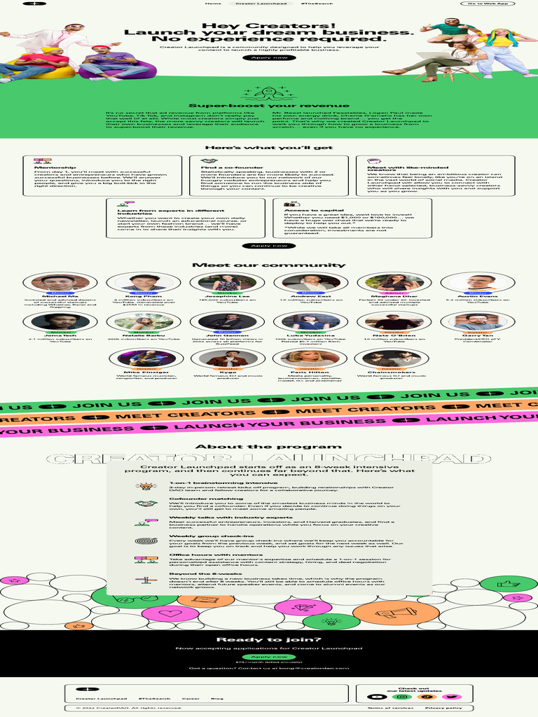 Creator Launchpad | PDF