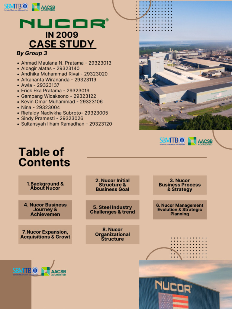 Syndicate 3 - Nucor | PDF