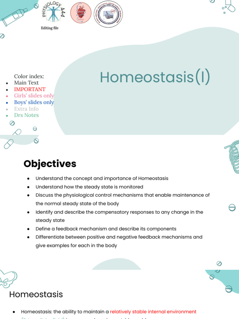 Homeostasis | PDF | Homeostasis | Self-Improvement