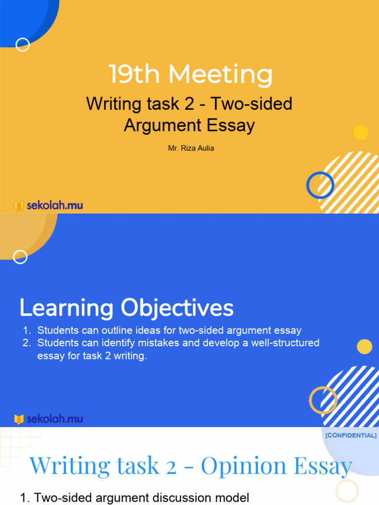 Writing Task 2-Argument Essay | PDF