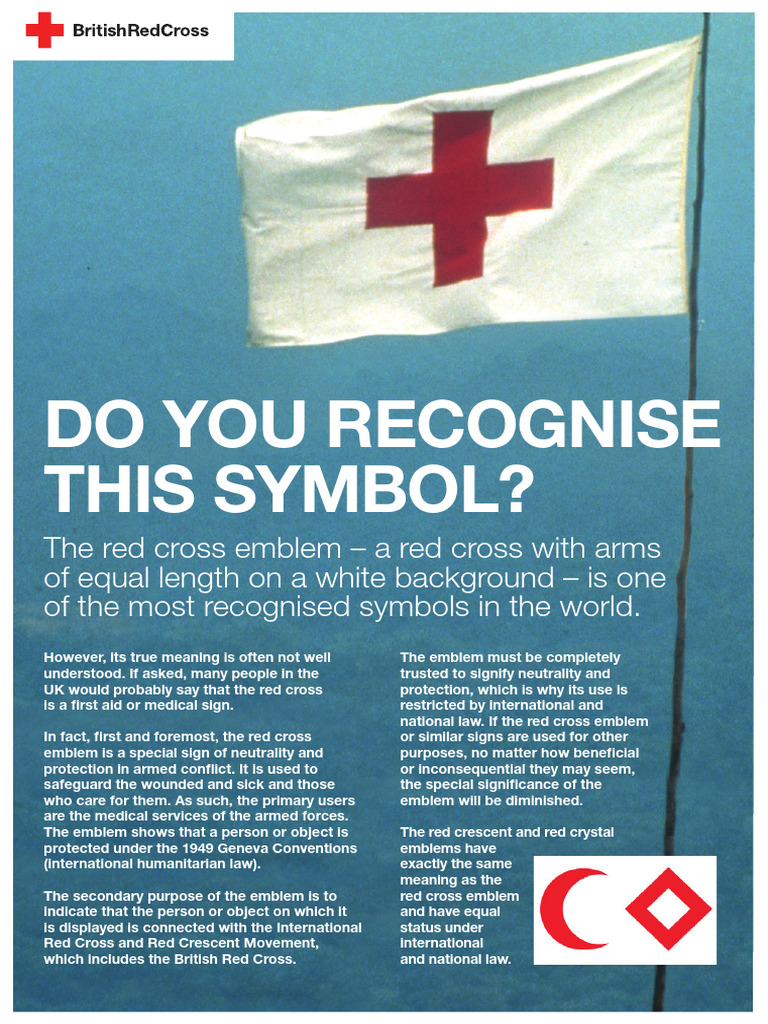 British Red Cross - Recognise This Symbol | PDF