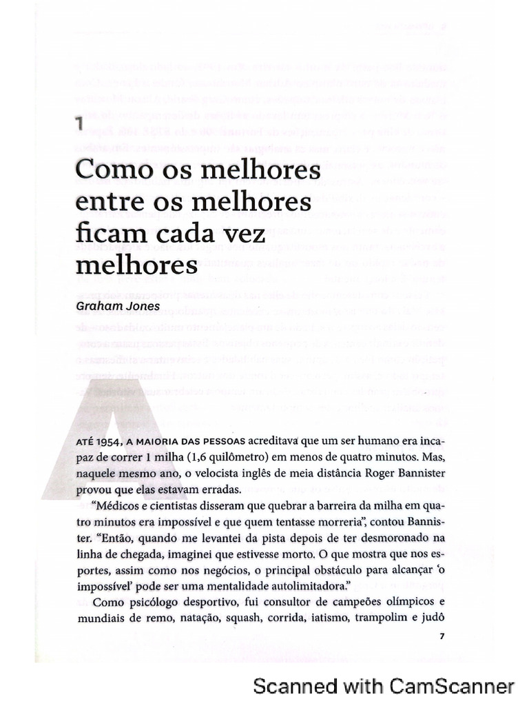 Como Os Melhores Ficam Cada Vez Melhores | PDF
