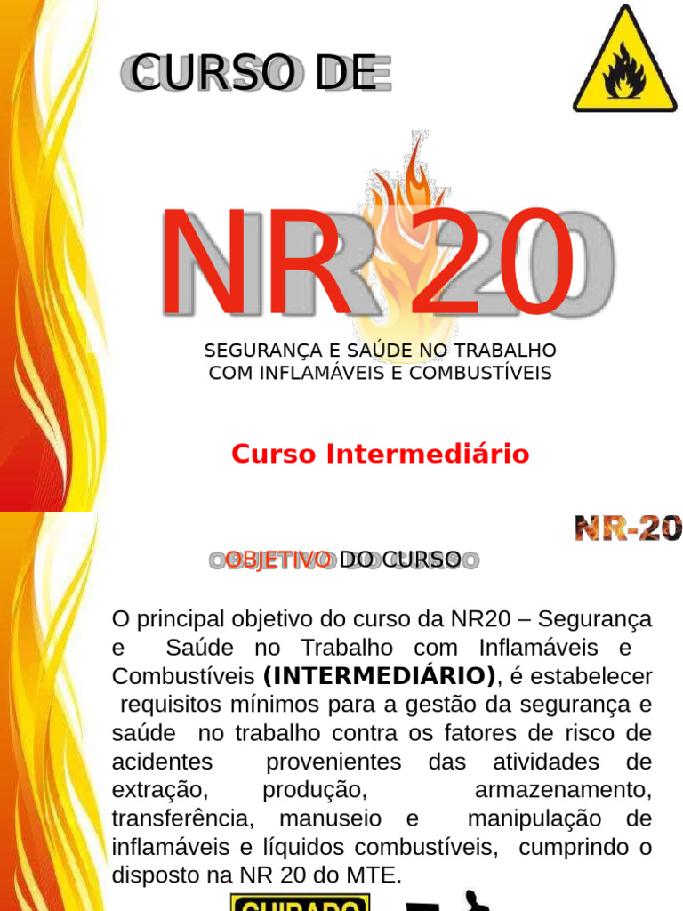 Nr20 Trein Treinamento NR 20tst | PDF