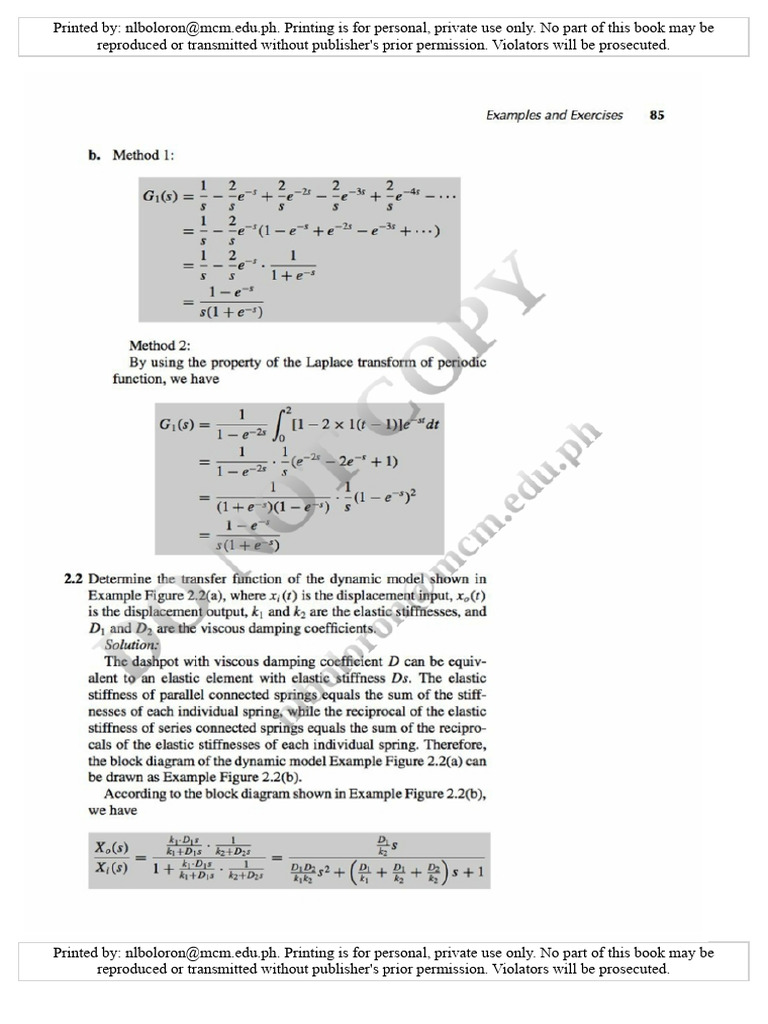VitalSource Bookshelf - Introduction To Control Engineering - 1 | PDF