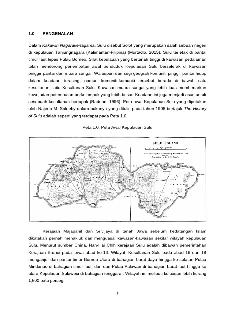 Assignment Kerajaan SULU | PDF