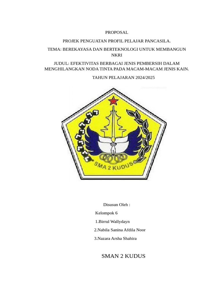 Projek Kelas XI F 4 | PDF