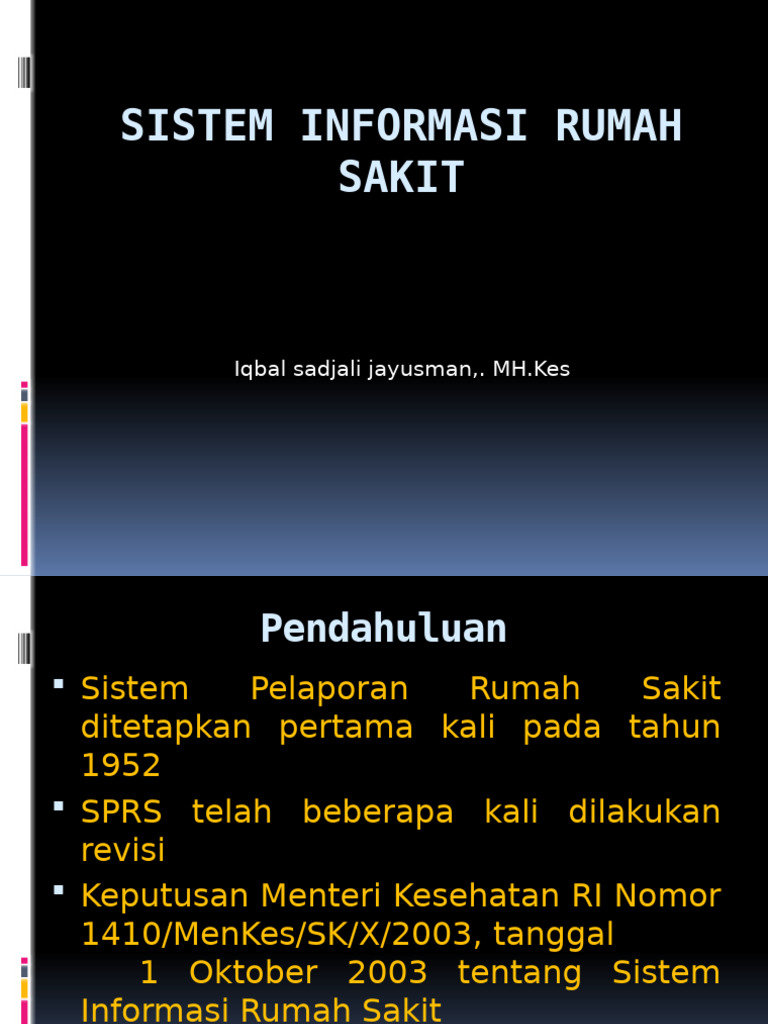 Sistem Informasi rumah sakit | PDF