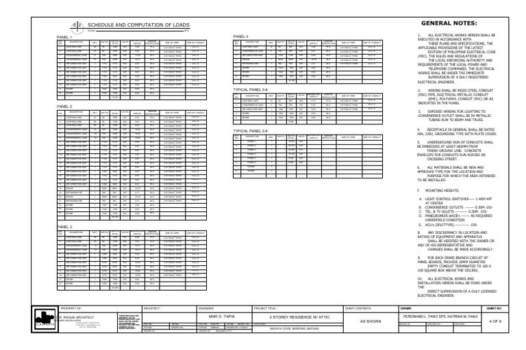 electrical page 1 | PDF