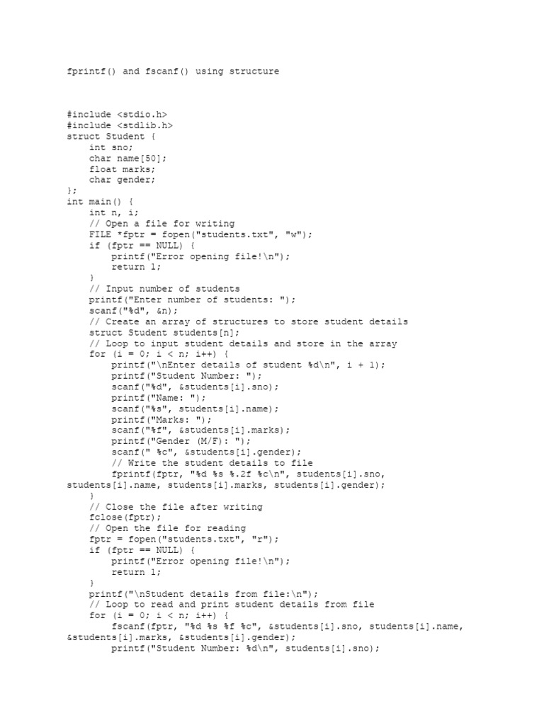 Important Program of File Handling | PDF