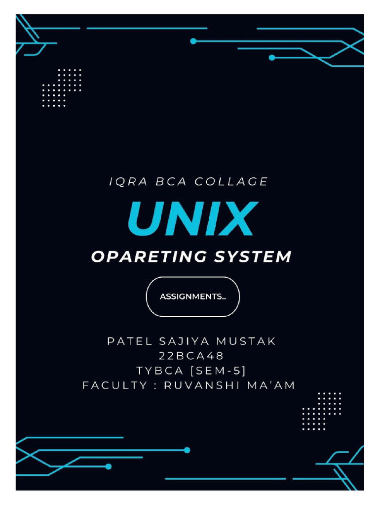 Unix | PDF