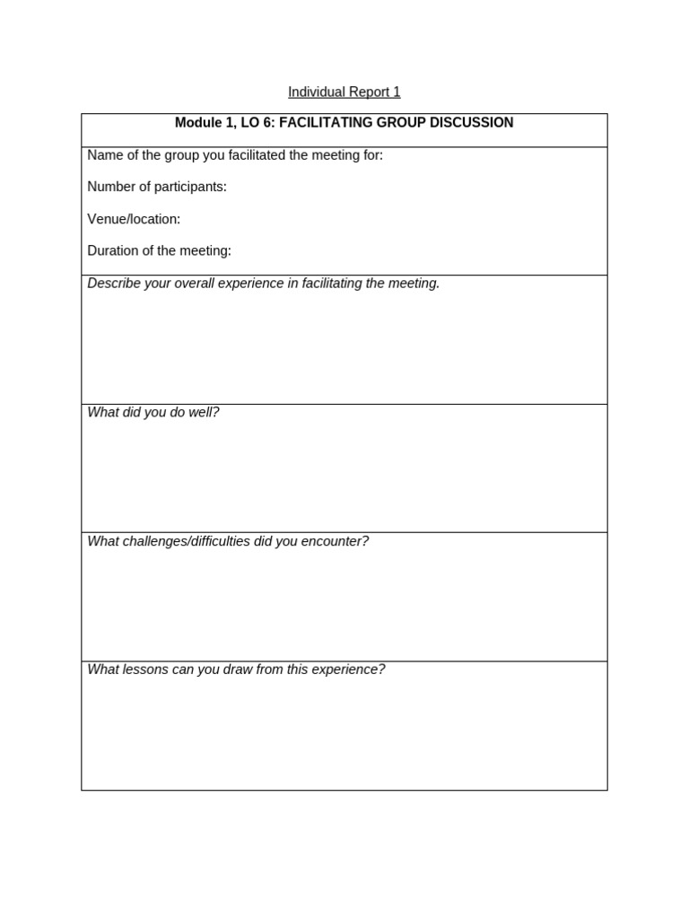 Individual Report 1 | PDF