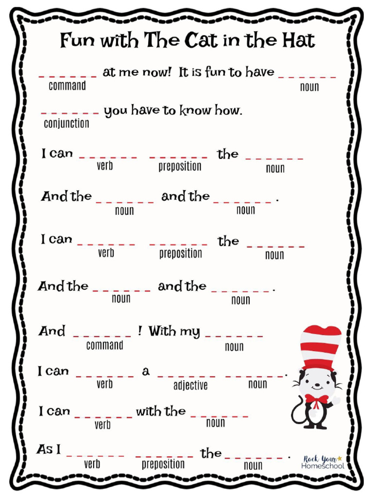Dr.+Seuss Inspired+Mad+Libs+Fun | PDF