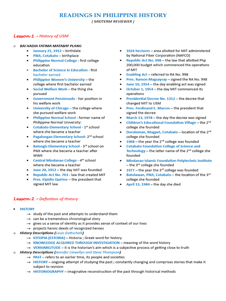 Readings in Philippine History | PDF
