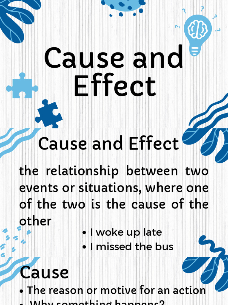 Cause and Effect | PDF