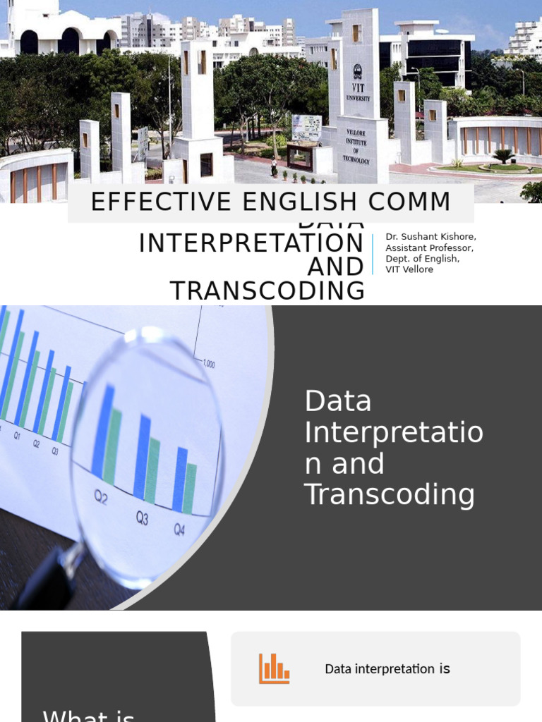 07 Data Interpretation and Transcoding | PDF