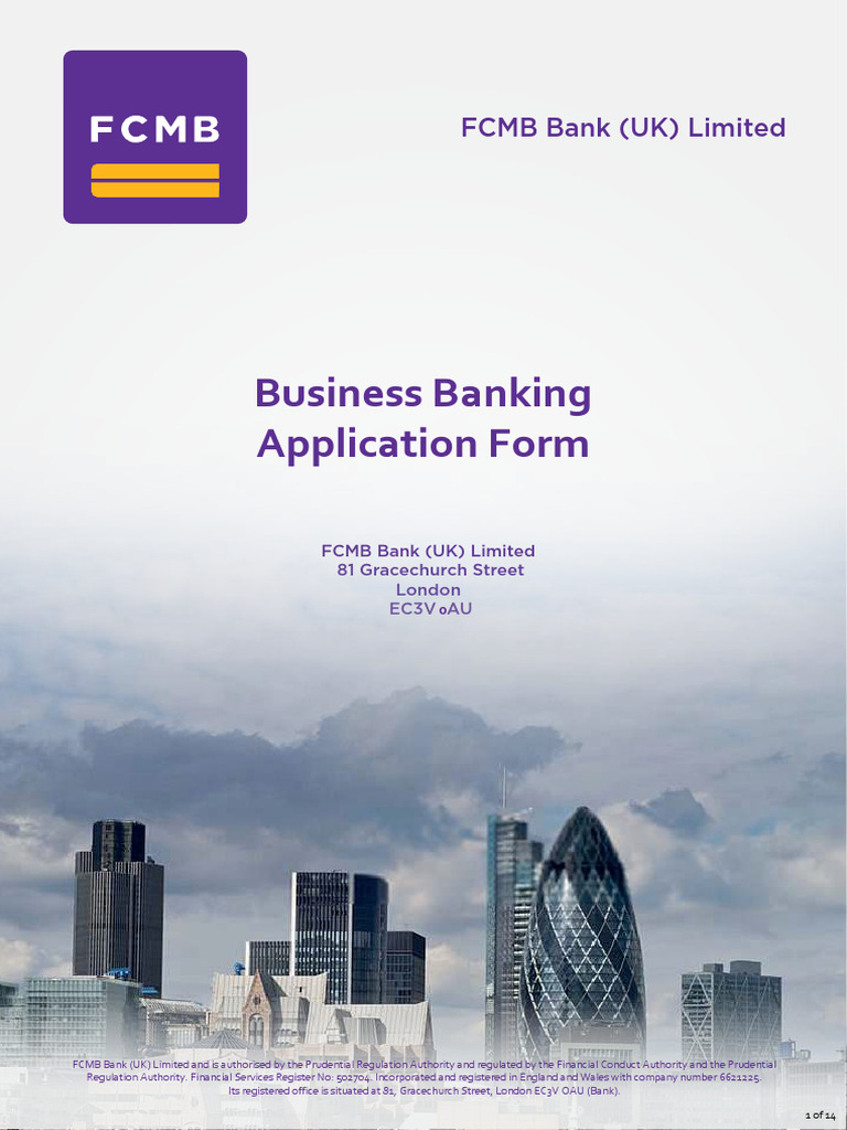 Business Banking Application Form v5 04052022. | PDF