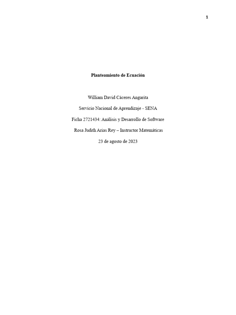 William Caceres | PDF