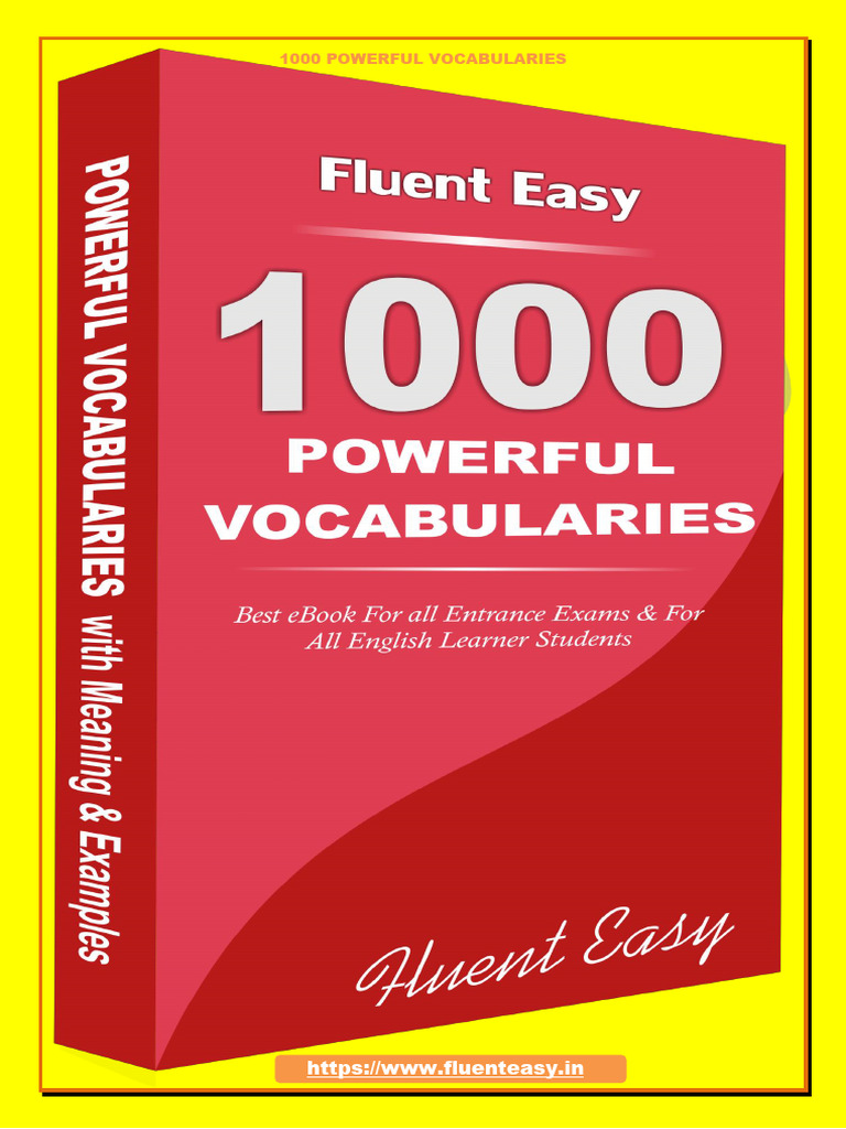 1000 Vocabulary Original | PDF