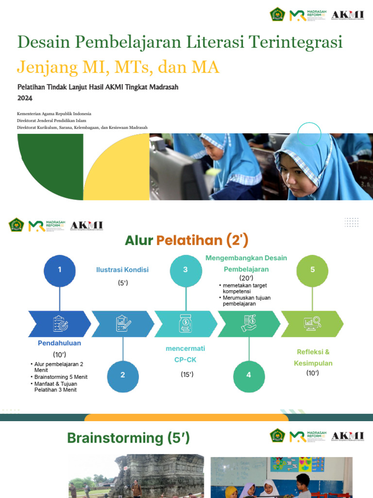 Desain Pembelajaran Literasi Terintegrasi PGM-FIX | PDF