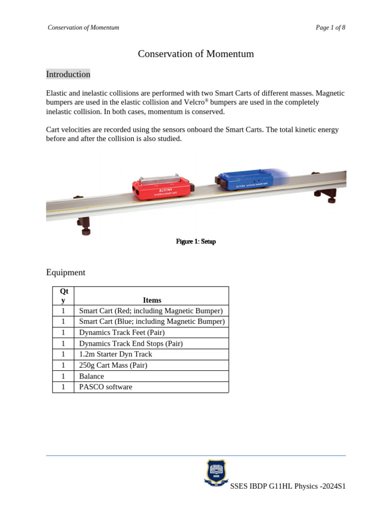 24 Conservation of Momentum | PDF