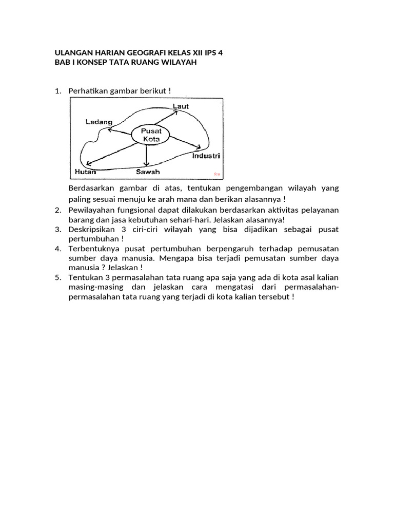 UH 1 KELAS XII IPS | PDF
