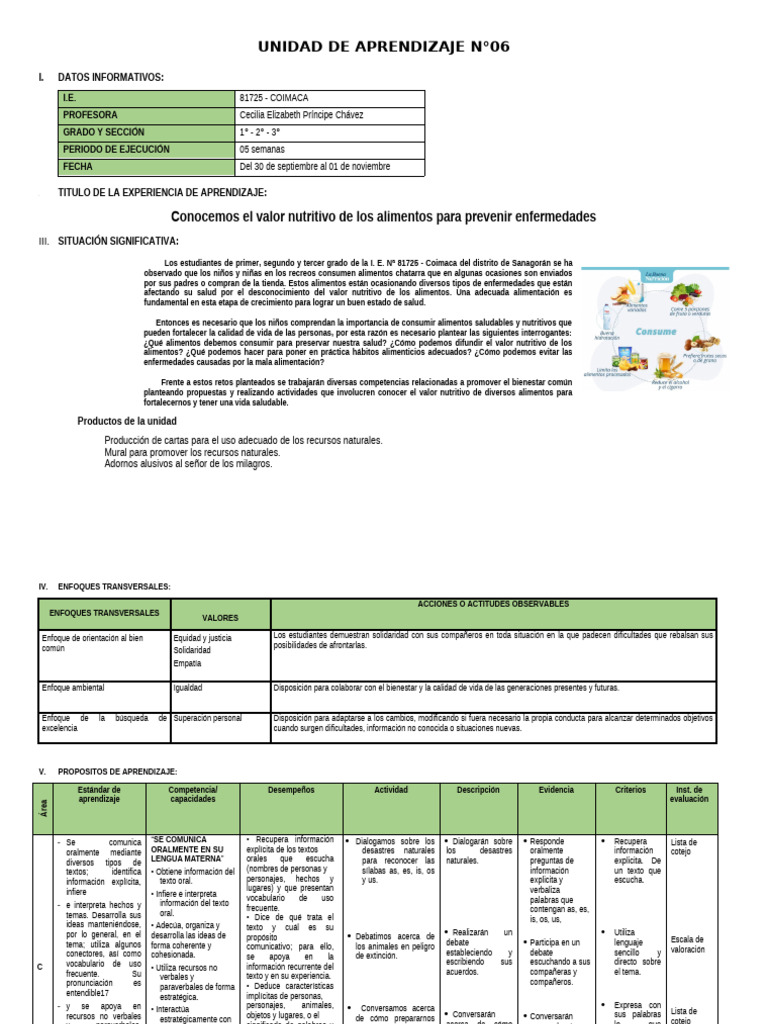 UNIDAD DE APRENDIZAJE N° 7 | PDF