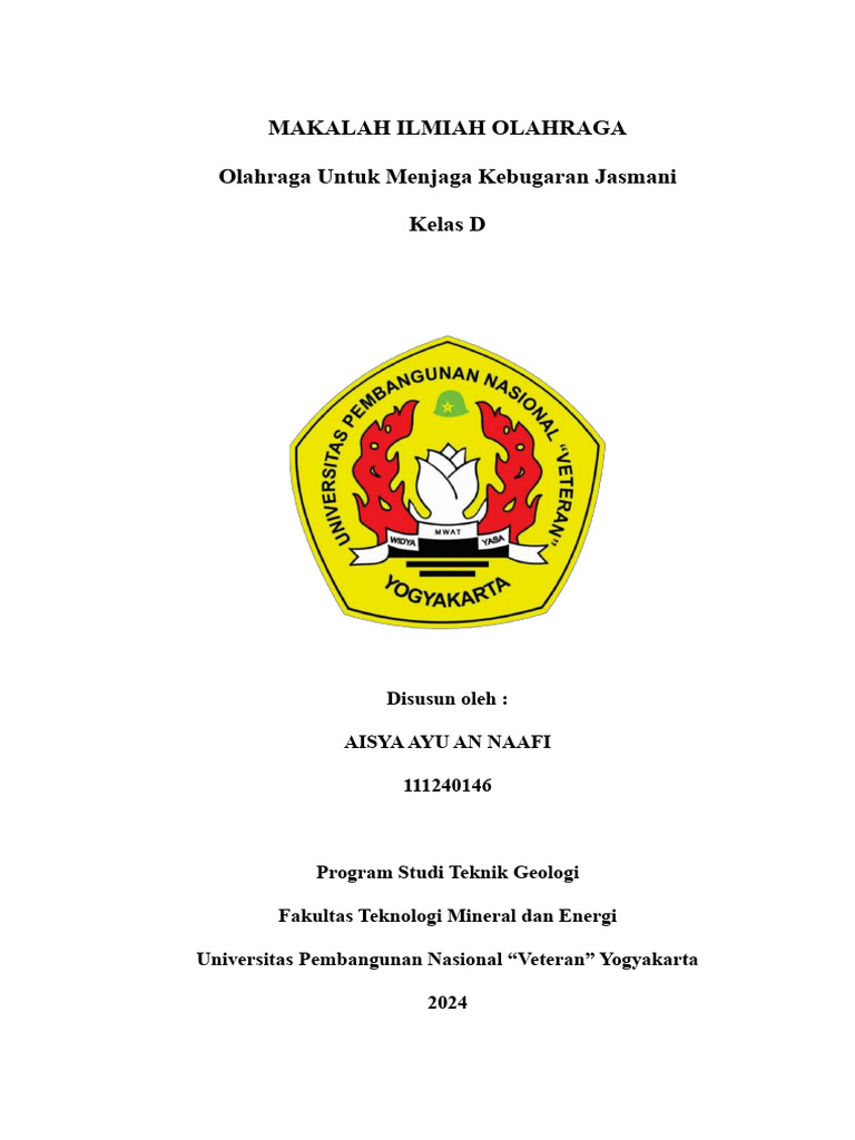 Template Makalah | PDF