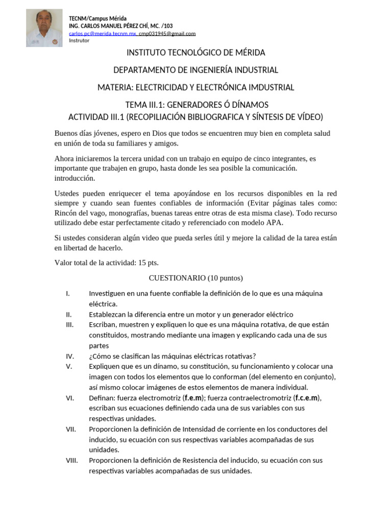 ACTIVIDAD III.11 | PDF