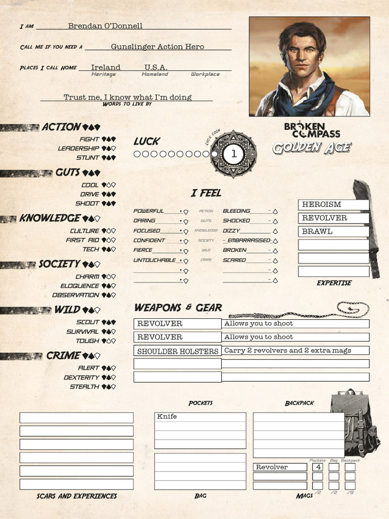 Pregenerated Characters | PDF