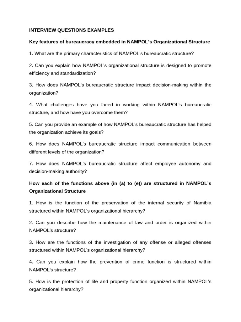 Interview Questions Examples | PDF