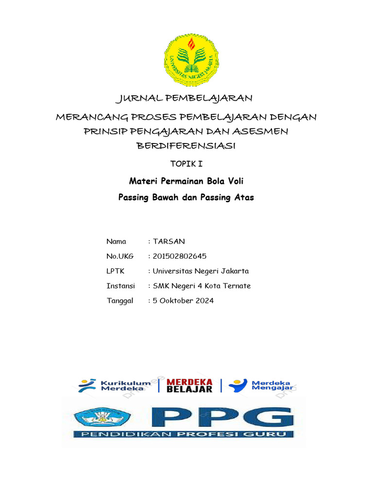 Jurnal Pembelajaran Merancang Proses Pembelajaran Dengan Prinsip ...