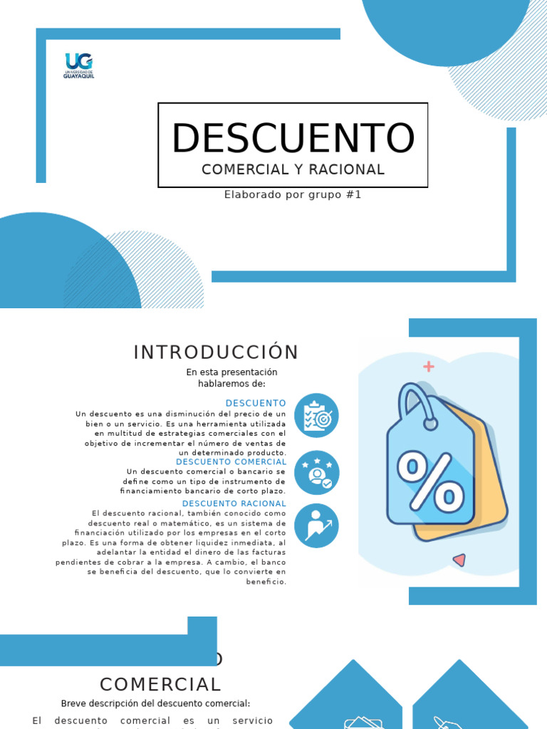 Descuento Comercial y Racional#1 | PDF
