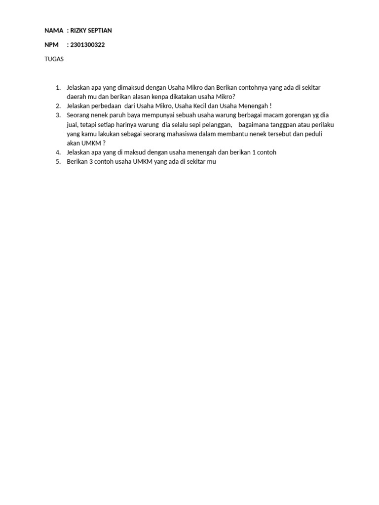 Tugas Rizky Septian | PDF